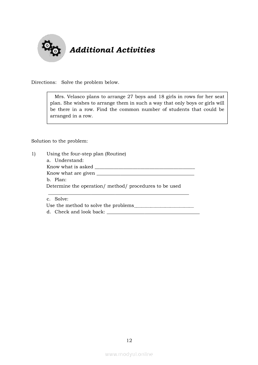 Math 5 Module 4 Solving Problems Involving Factors Multiples And 